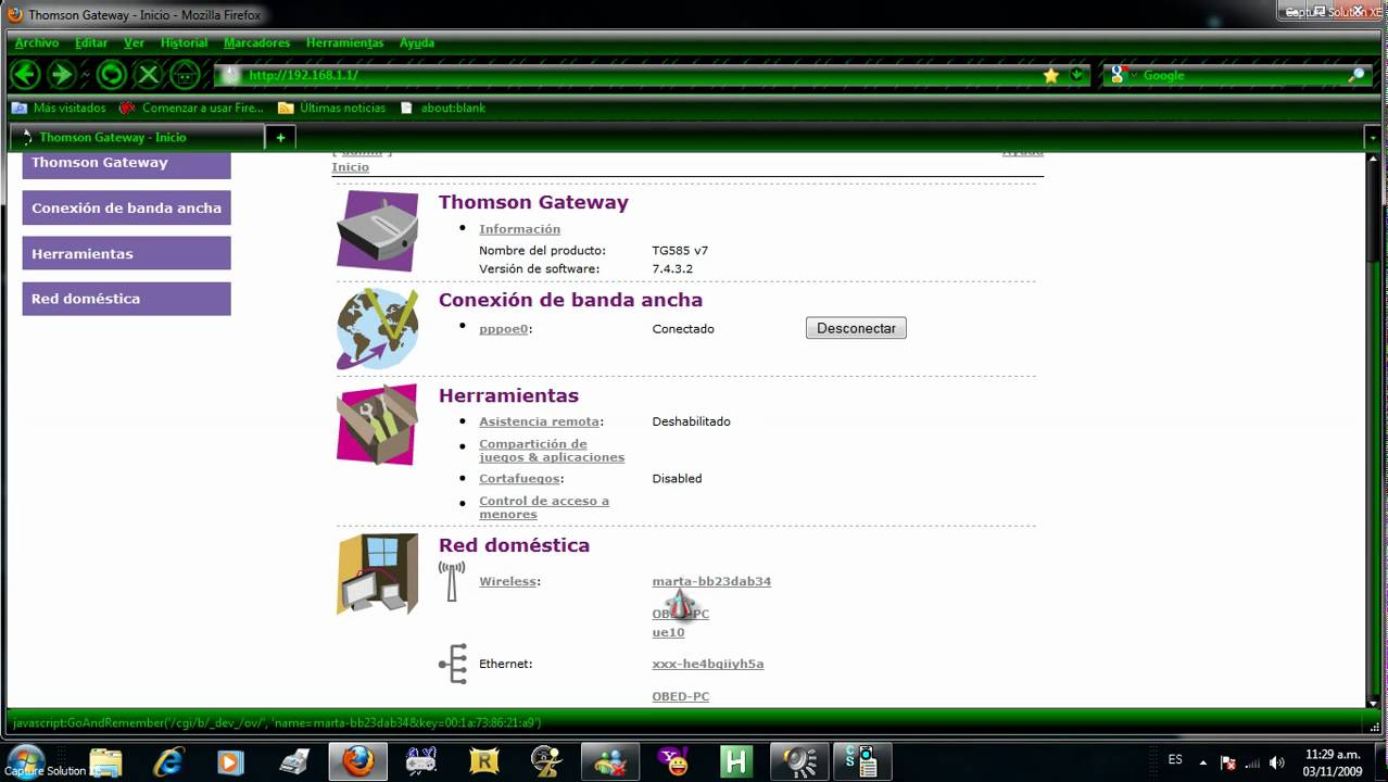 Como saber mi ip y cambiar la clave wep y saber quien roba señal de ...