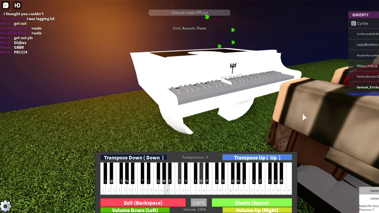 Victor's Piano Solo ROBLOX - YouTube