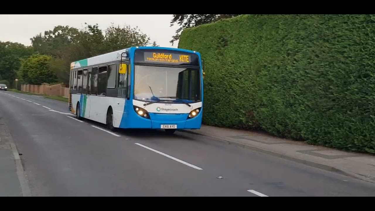 Here is the new livery stagecoach bus 36435 on the kite in Normandy ...