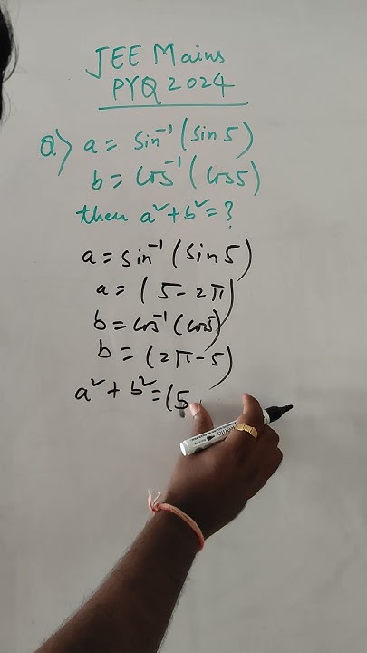 JEE MAINS 2024 PYQ #iitjee #iit - YouTube