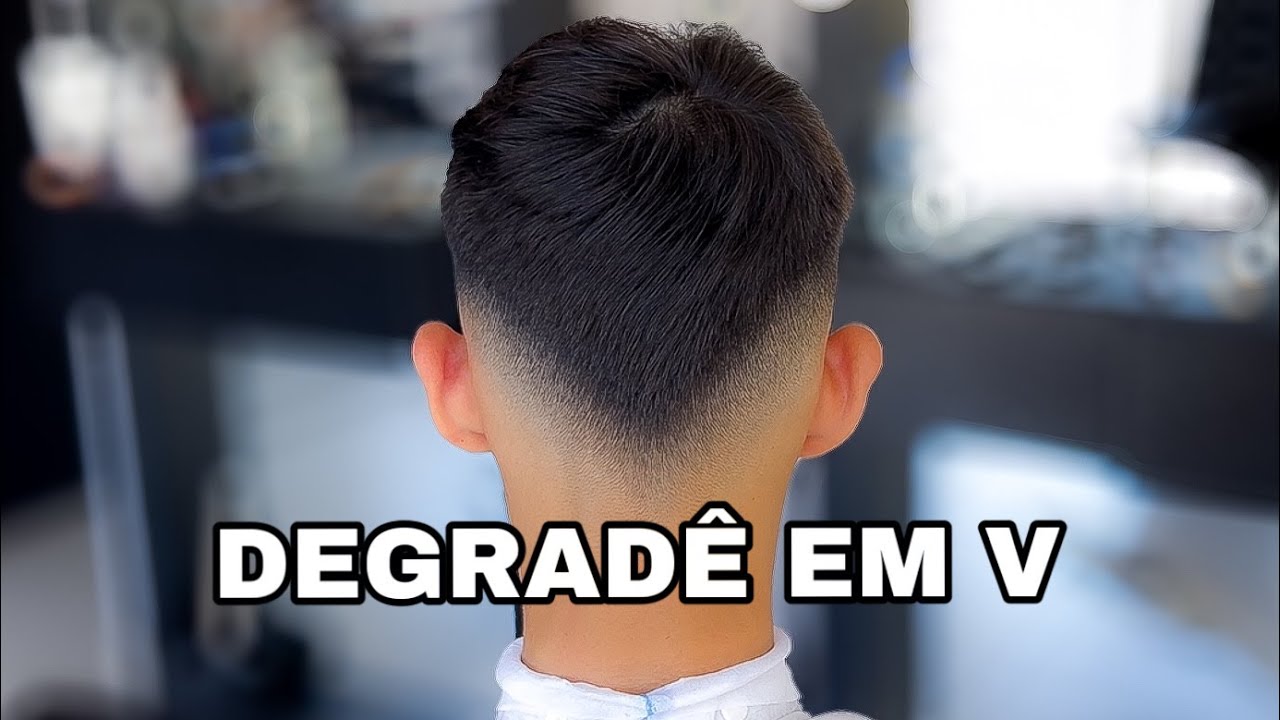 COMO FAZER DEGRADÊ EM V - TUTORIAL RÁPIDO E FÁCIL!! - YouTube