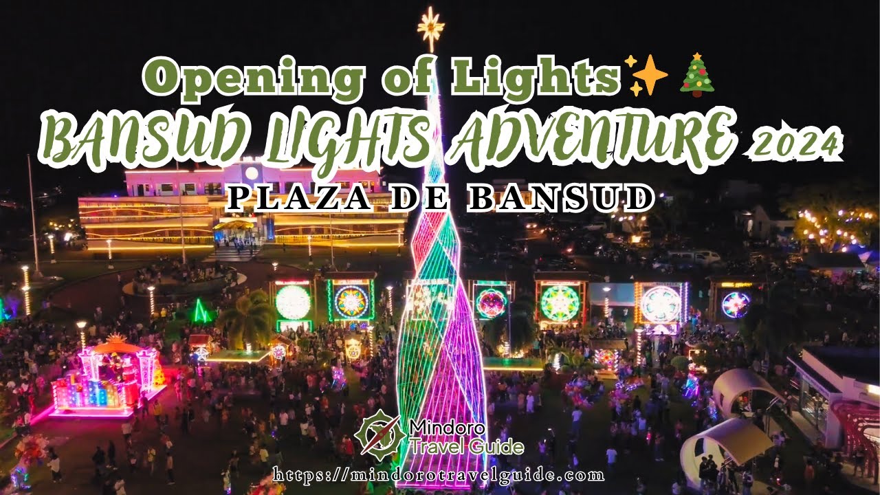 Opening of Lights🎄 BANSUD LIGHTS ADVENTURE 2024 | Plaza de Bansud 😲💯 ...