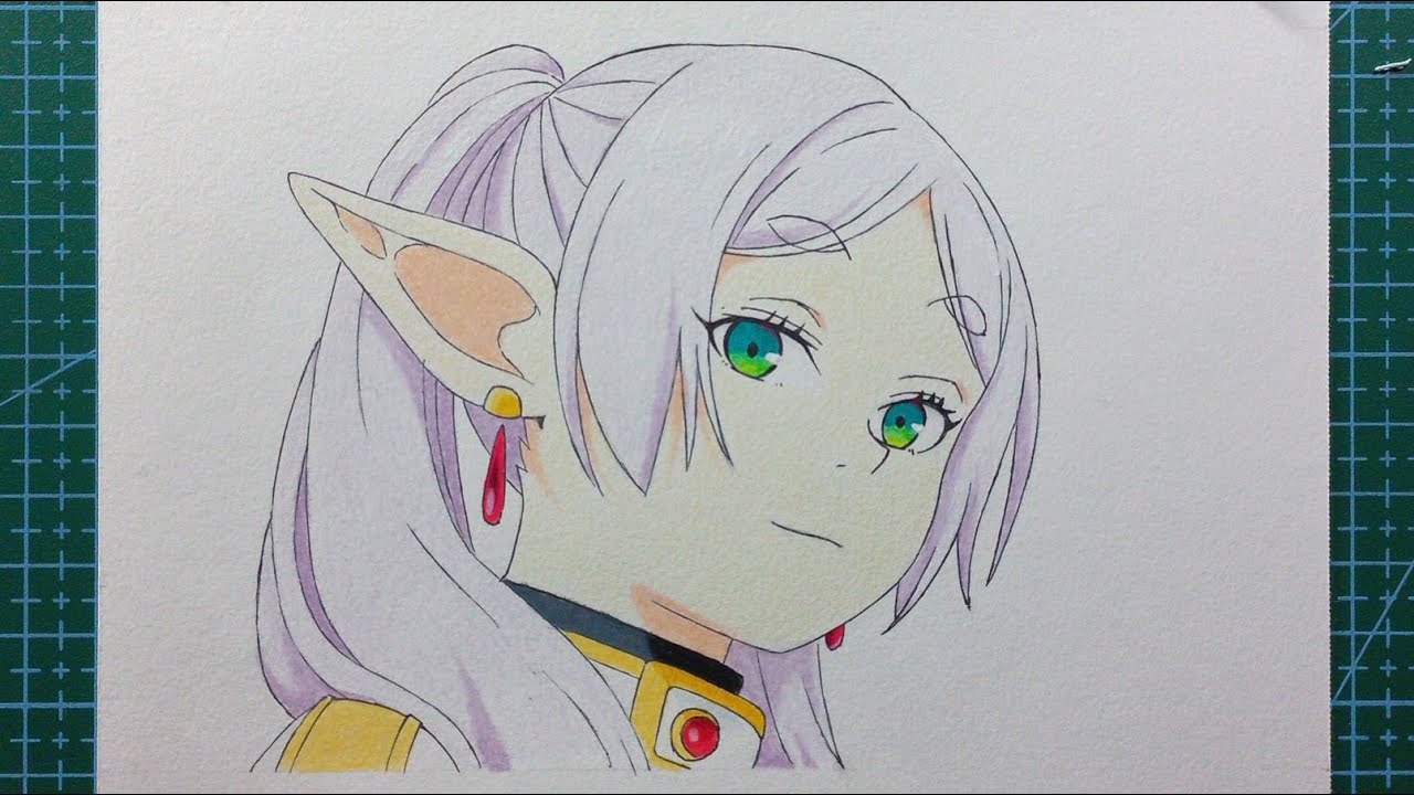 How To Draw FRIEREN │Frieren: Beyond Journey's End│😄Dibujando a Frieren ...