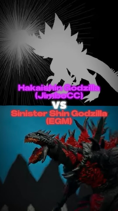 Hakaishin Godzilla (@jimbocc1291) vs Sinister Shin Godzilla (@The_official_EGM) // #godzilla ...