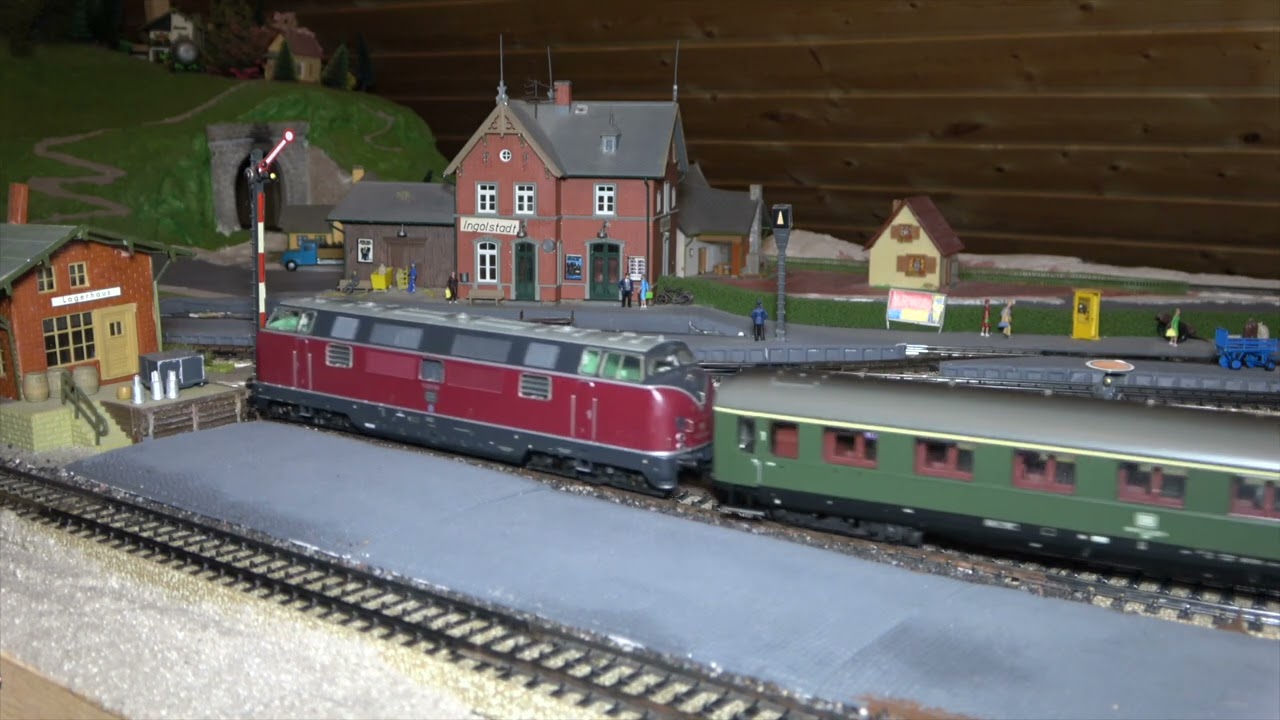 Fahrvideo in der Baugröße H0, Maßstab 1:87, Teil 2 - YouTube