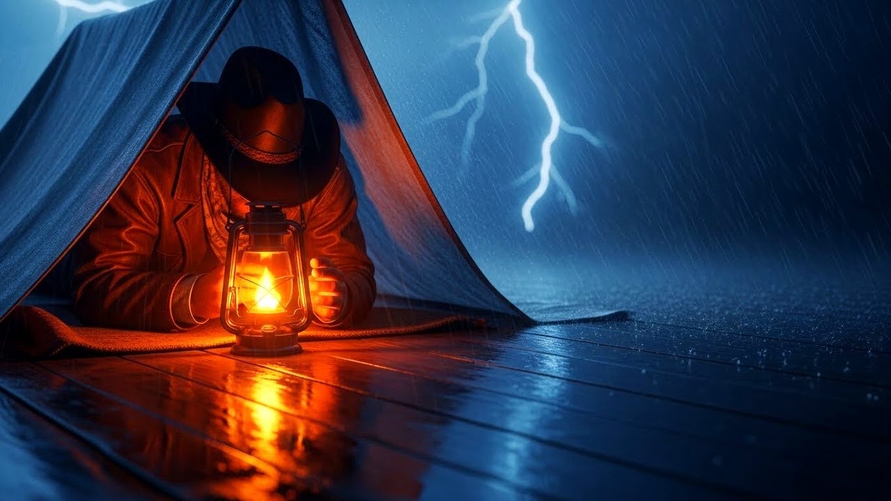 Arthur’s Lonely Campfire in a Violent Rainstorm | RDR2 ASMR Cozy ...