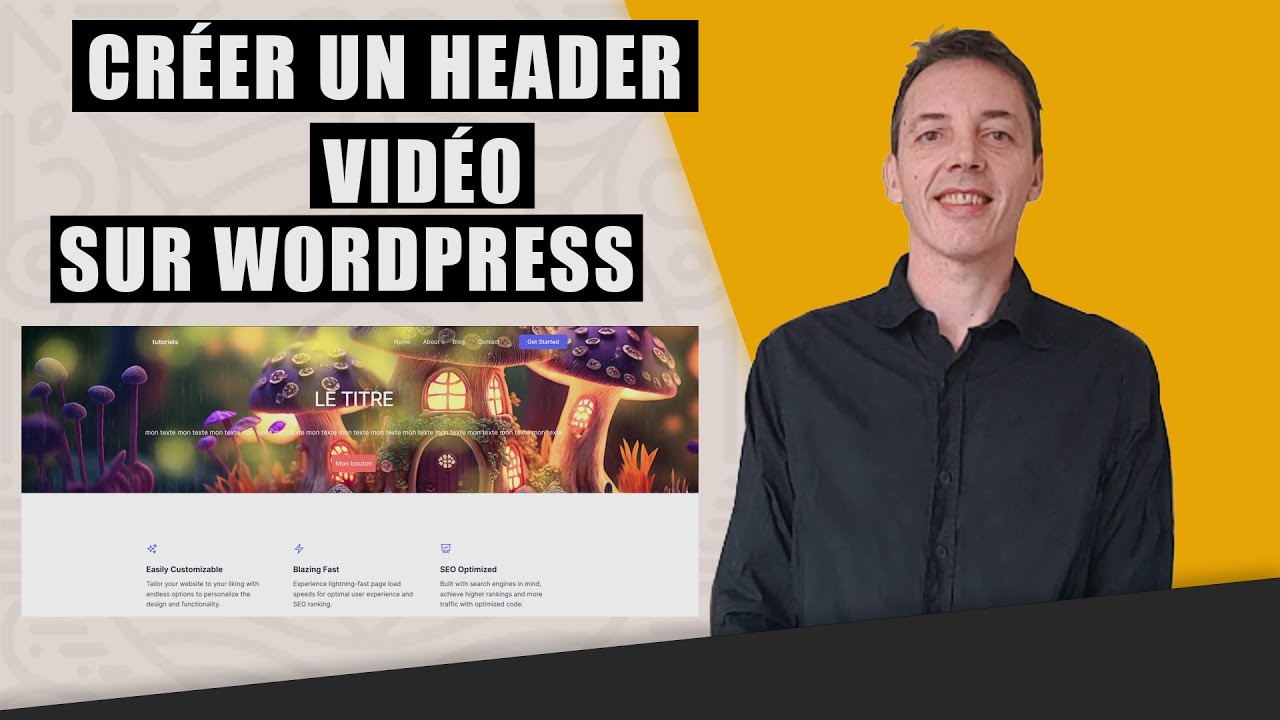 Créer un header vidéo sur Wordpress avec menu fixe transparent qui ...