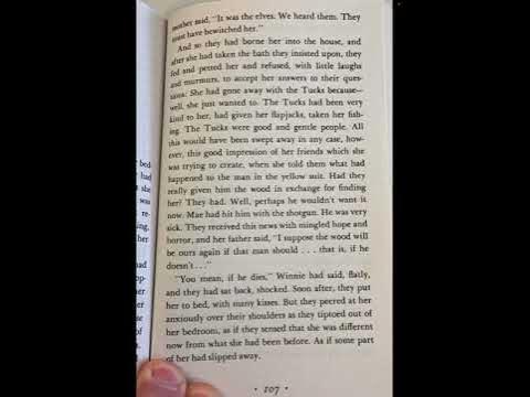 Tuck Everlasting Chapter 21 - YouTube