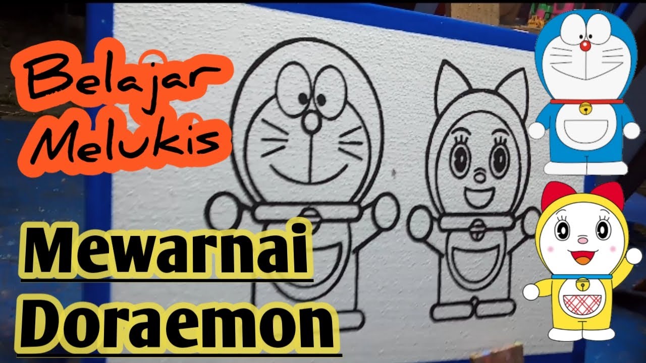 Belajar Mewarnai Doraemon || Learn to color Doraemon - YouTube