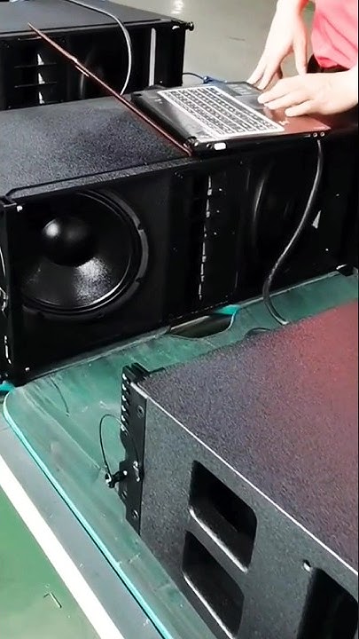 box line array 12 inch double - YouTube