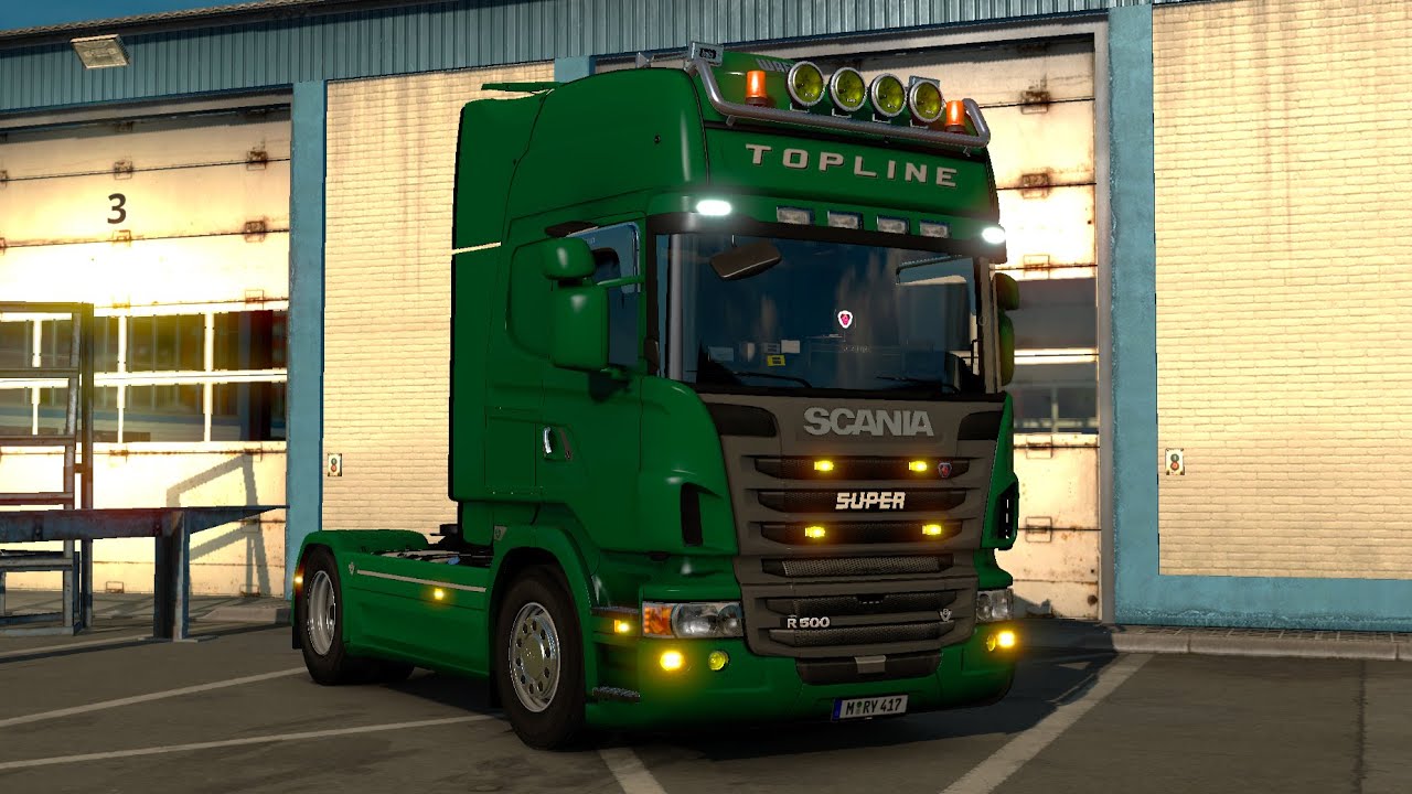 ETS2 Scania R730 Mega Tuning [Euro Truck Simulator 2] - YouTube