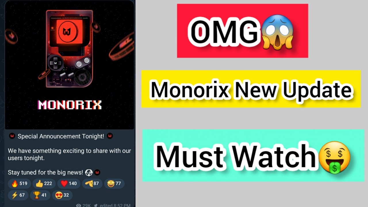 Monorix Biggest Update 🤑 | Monorix Withrawal Update 🔥 | Monorix Airdrop ...