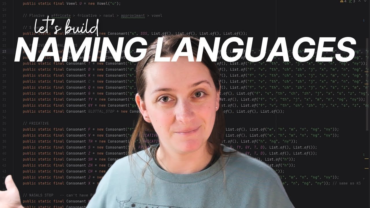 Creating a Naming Language Builder for my Story Worlds || Conlanging ...