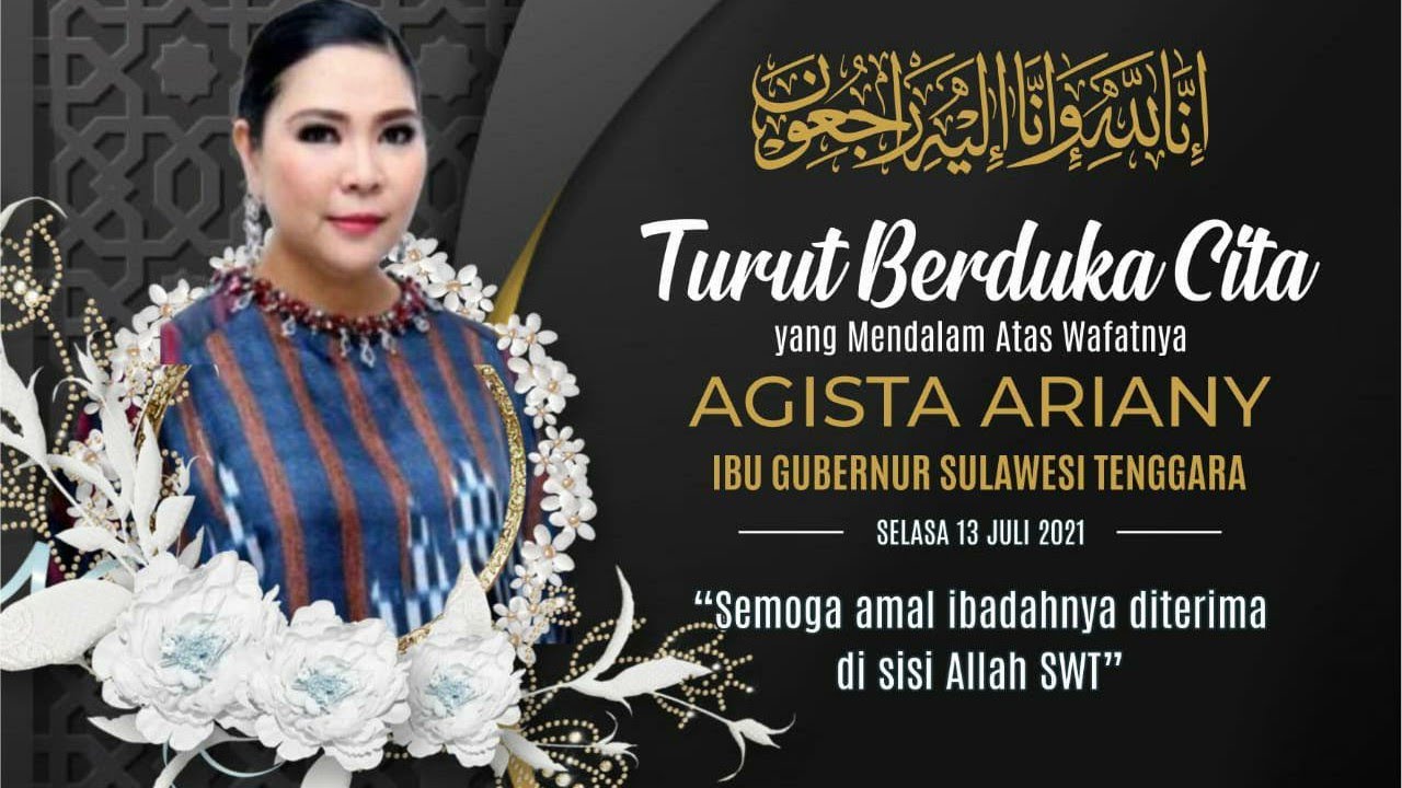 TANGIS WARGA MENGIRINGI KEPERGIAN IBU GUBERNUR SULTRA AGISTA ARIANY ALI ...