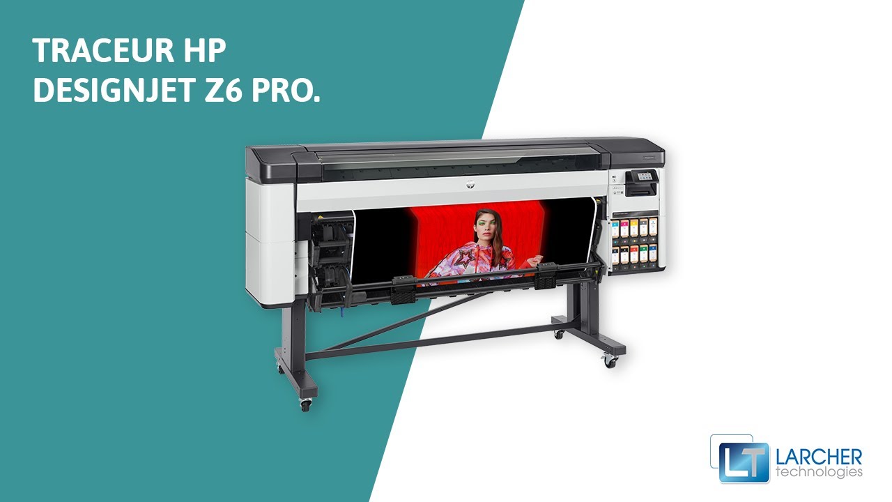HP DesignJet Z6 PRO - YouTube