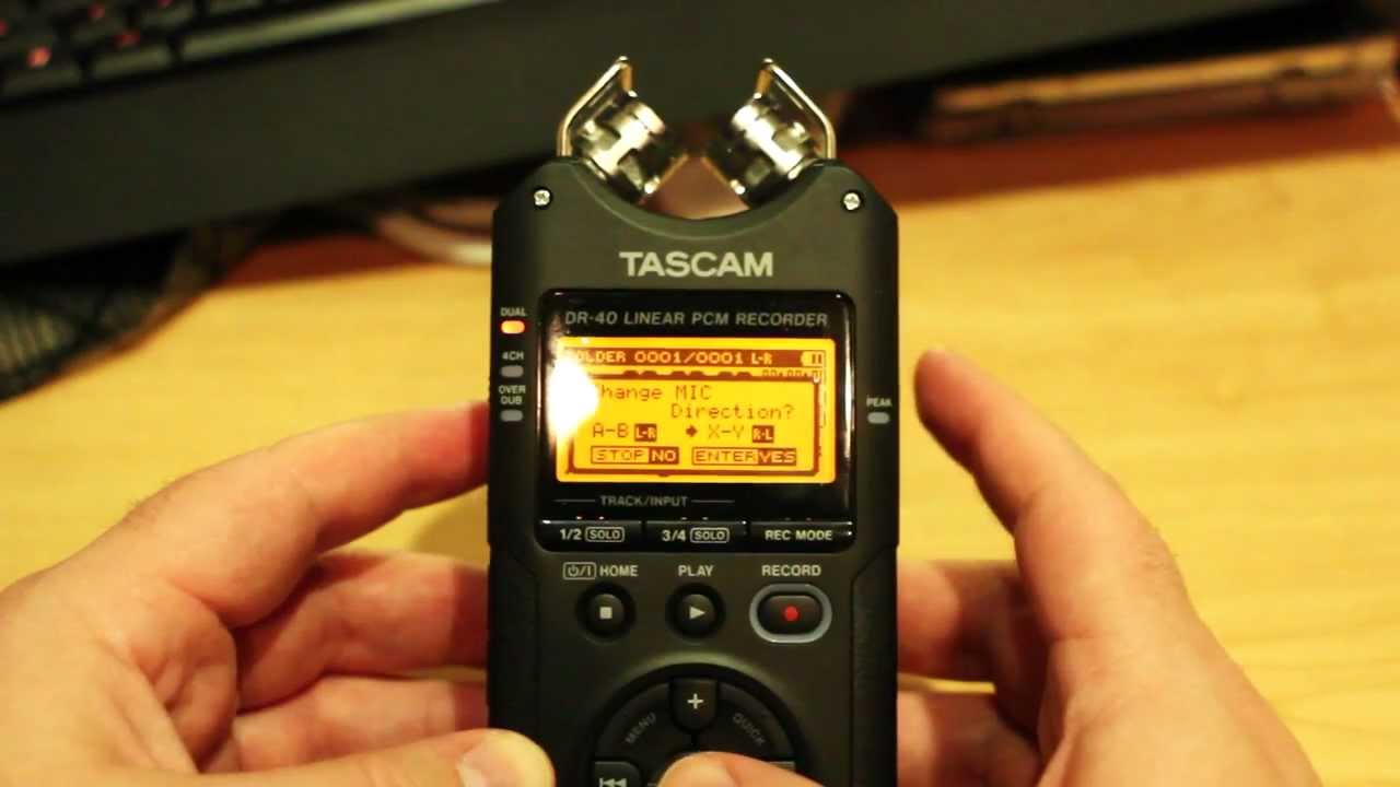 Tascam DR-40 Feature Review - YouTube