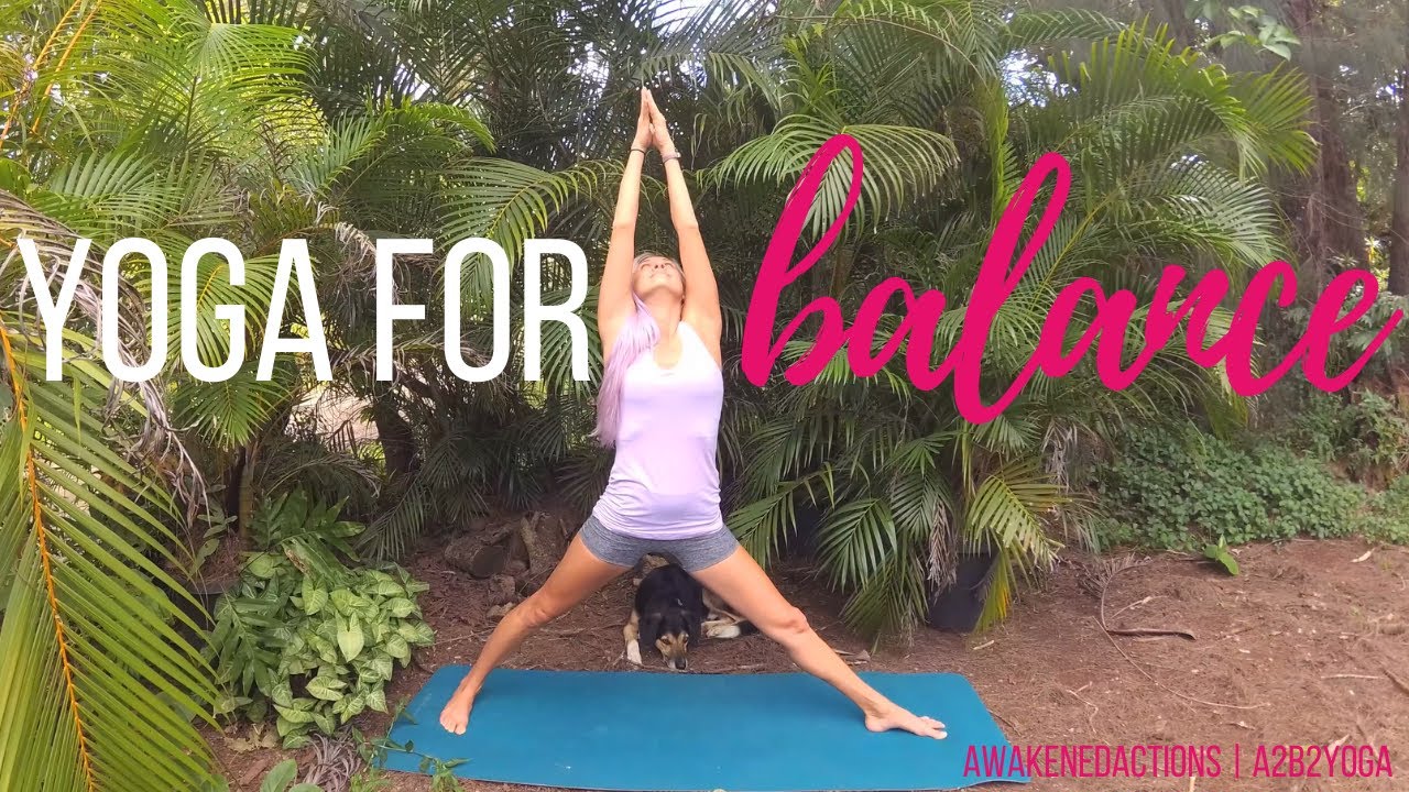 Beginner Yoga Balance & Stability (30 min Yoga) Balancing Flow - YouTube