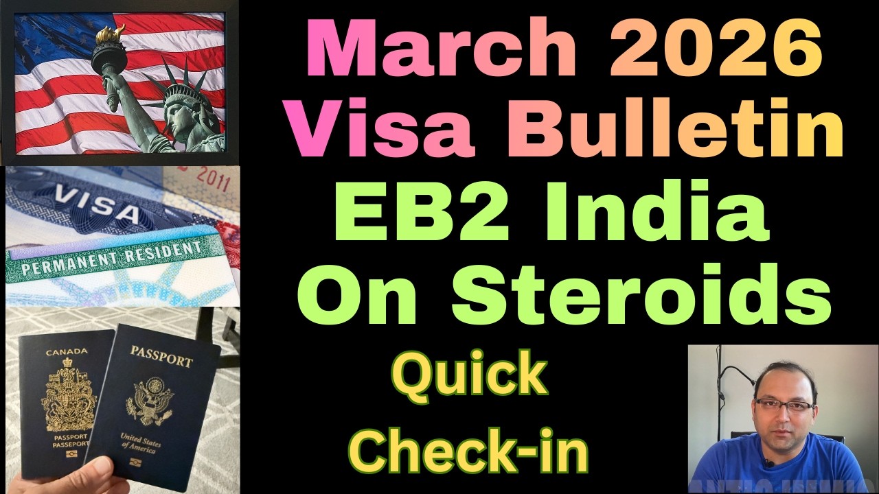 March 2026 Visa Bulletin - **Good News** for EB2 and EB1 India - YouTube
