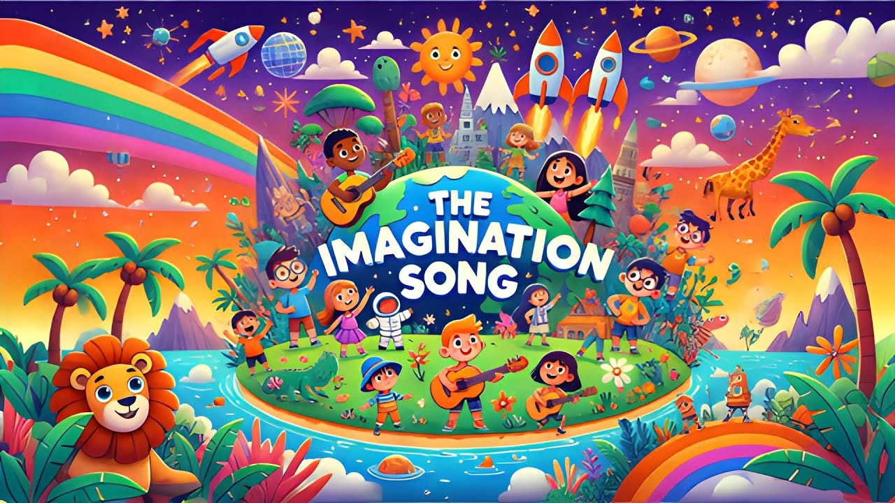 🎵🌟 The Imagination Song | Enchanting Journeys for Young Minds! 🦁🚀🎵 ...