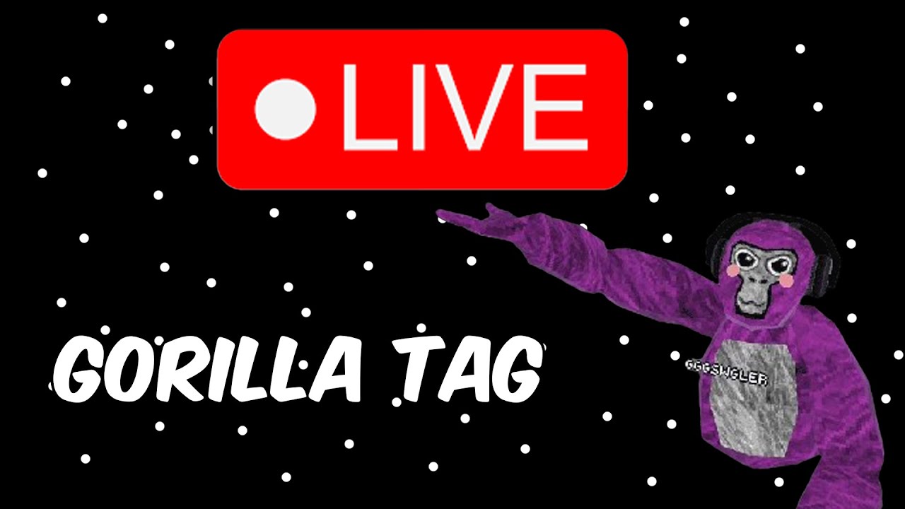 🔴GORILLA TAG LIVE🔴 Tag and Minigames - YouTube