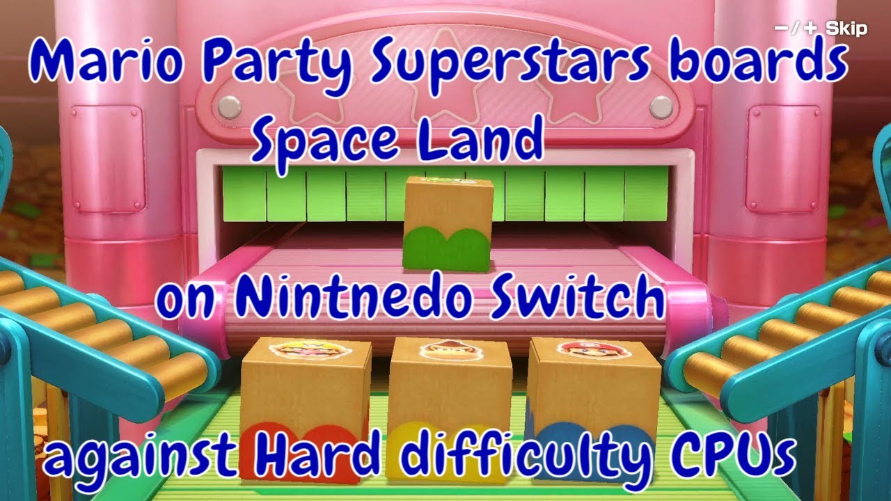 Mario Party Superstars for Nintendo Switch - Space Land board against ...