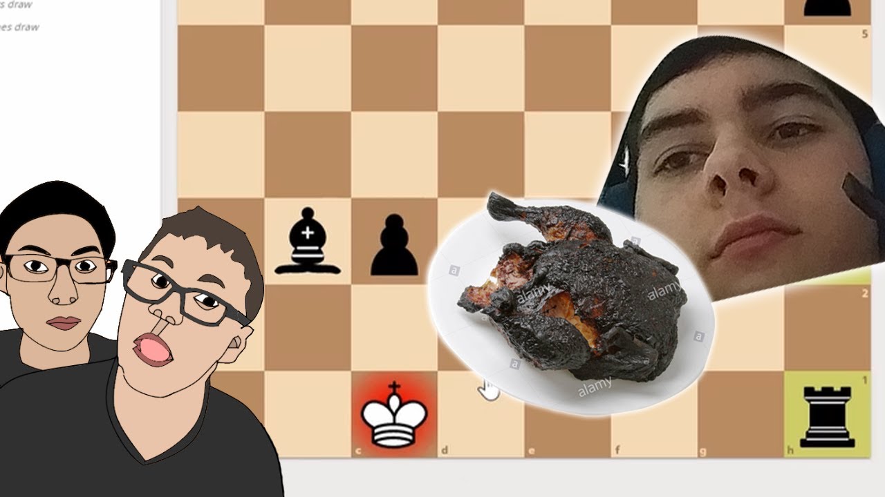 professional retards try to play chess except they can't contain their ...