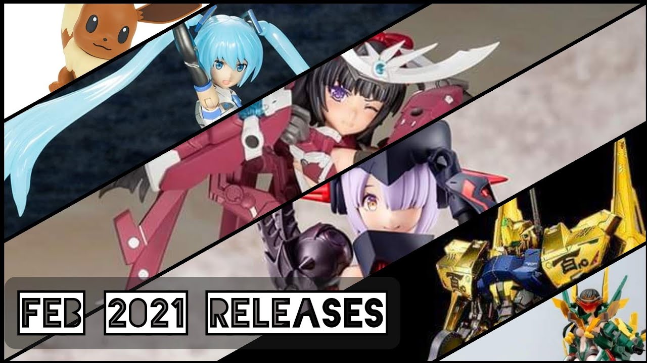 Bandai Plastic Model Kit Releases and much more - Feb 2021 - YouTube