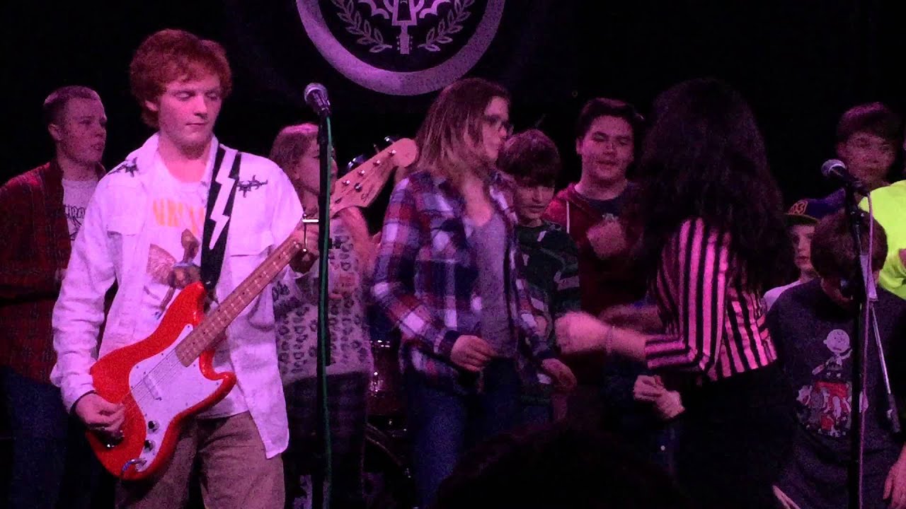 Seattle School of Rock Weezer - Pink Triangle (finale) - YouTube