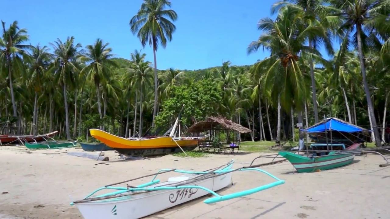 Nagtabon beach Puerto Princesa Palawan Philippines 2016 - YouTube