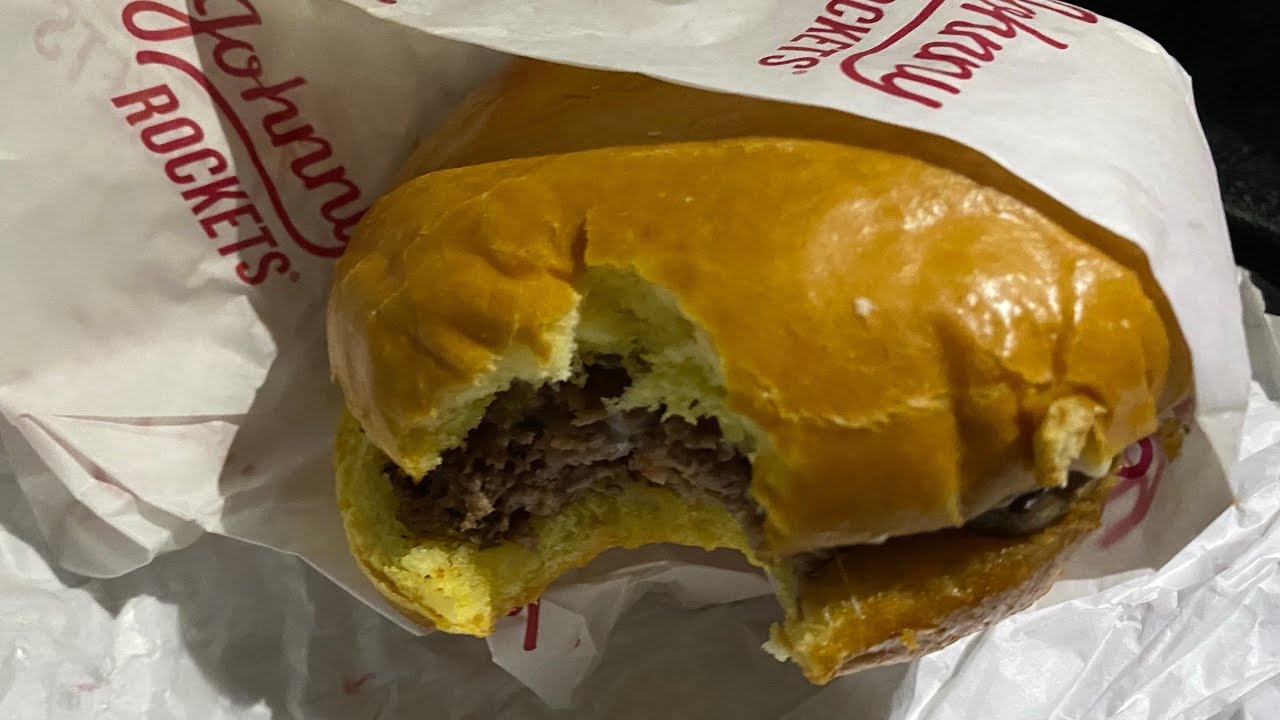 Johnny Rocket Burgers 🍔 | Route66 Mushrooms and Swiss Cheese ...