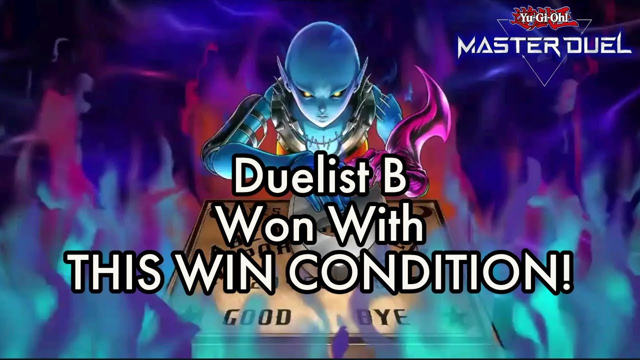 Duelist B Won The Duel WITH WHICH WIN CONDITION?! | Duel Live ...