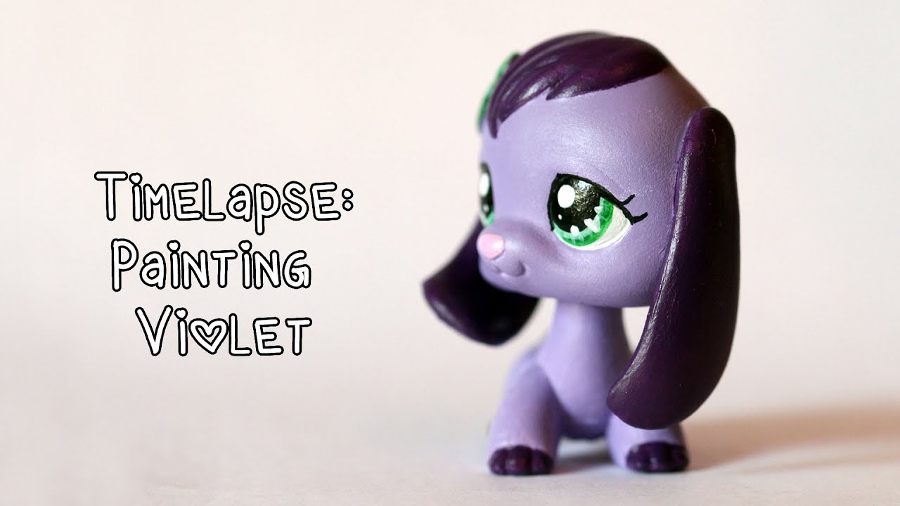 Timelapse: Painting Violet LPS Custom - YouTube