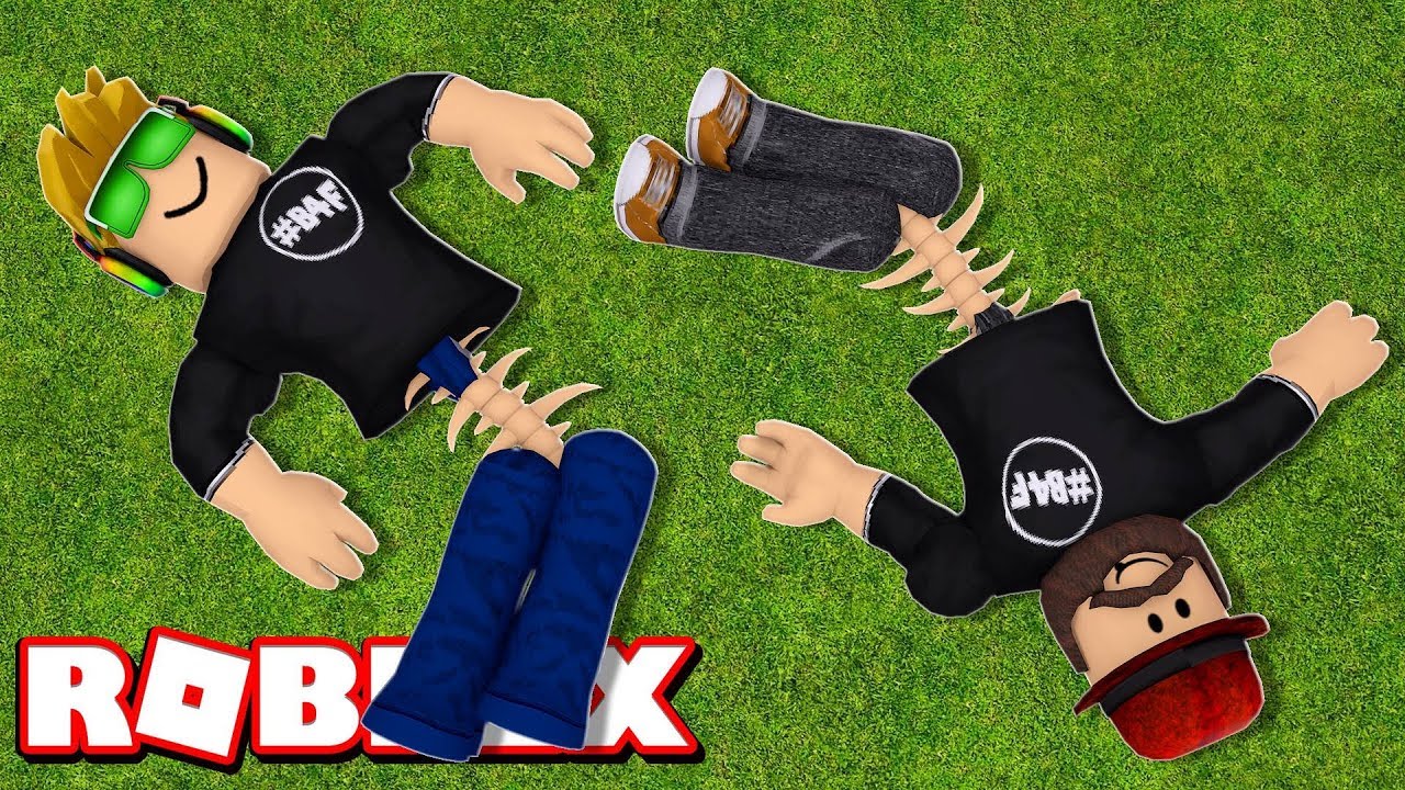 WE ARE CUT IN HALF in ROBLOX SPLITTING POINT - YouTube