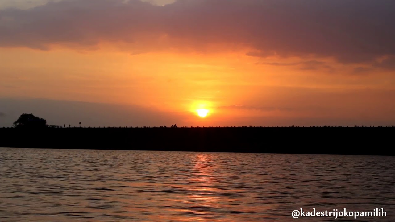 Senja di waduk lalung - YouTube