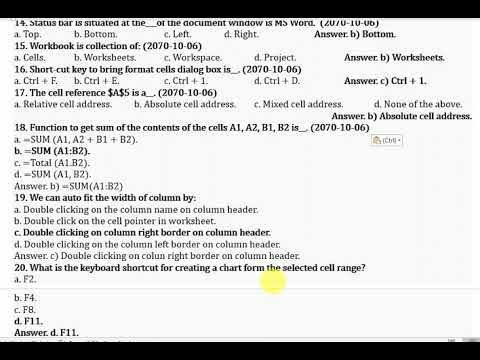 PSC # Nepal Police Computer Operator 2070-10-06 #Quiz #computeroperator #asstcomputeroperator ...