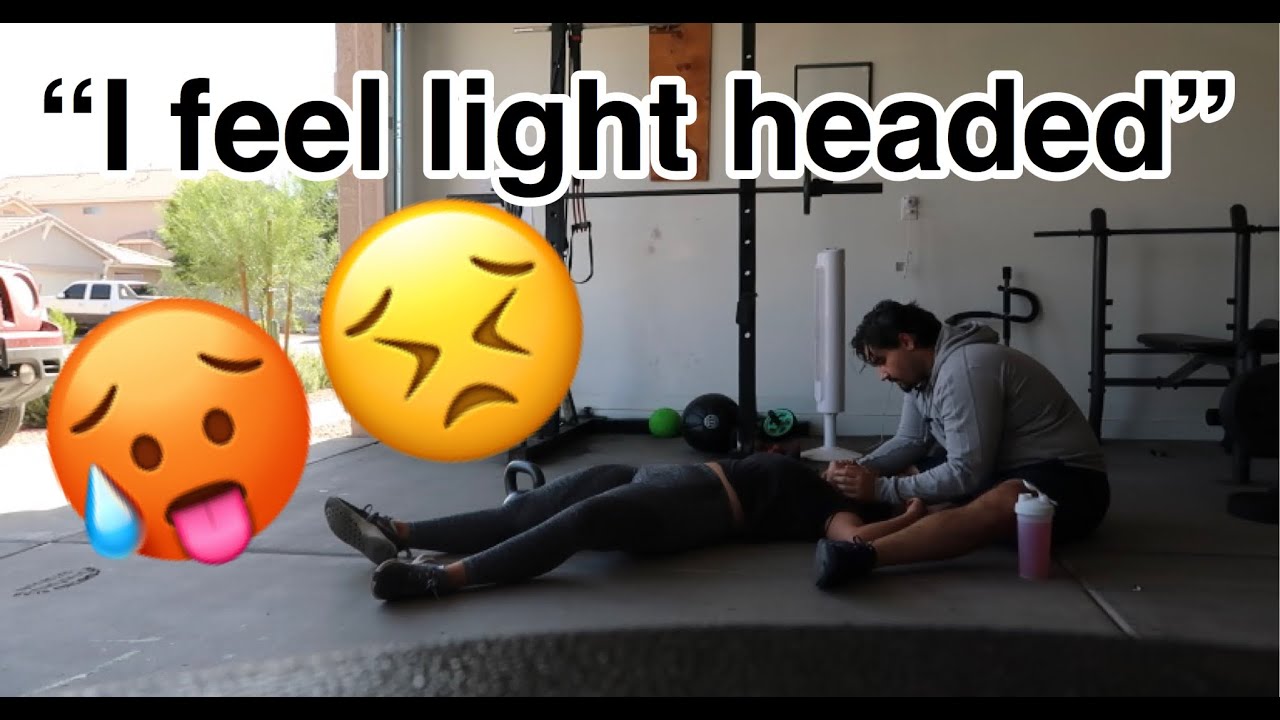 PASSING OUT WHILE WORKING OUT PRANK ON BOYFRIEND!! *CUTE REACTION ...