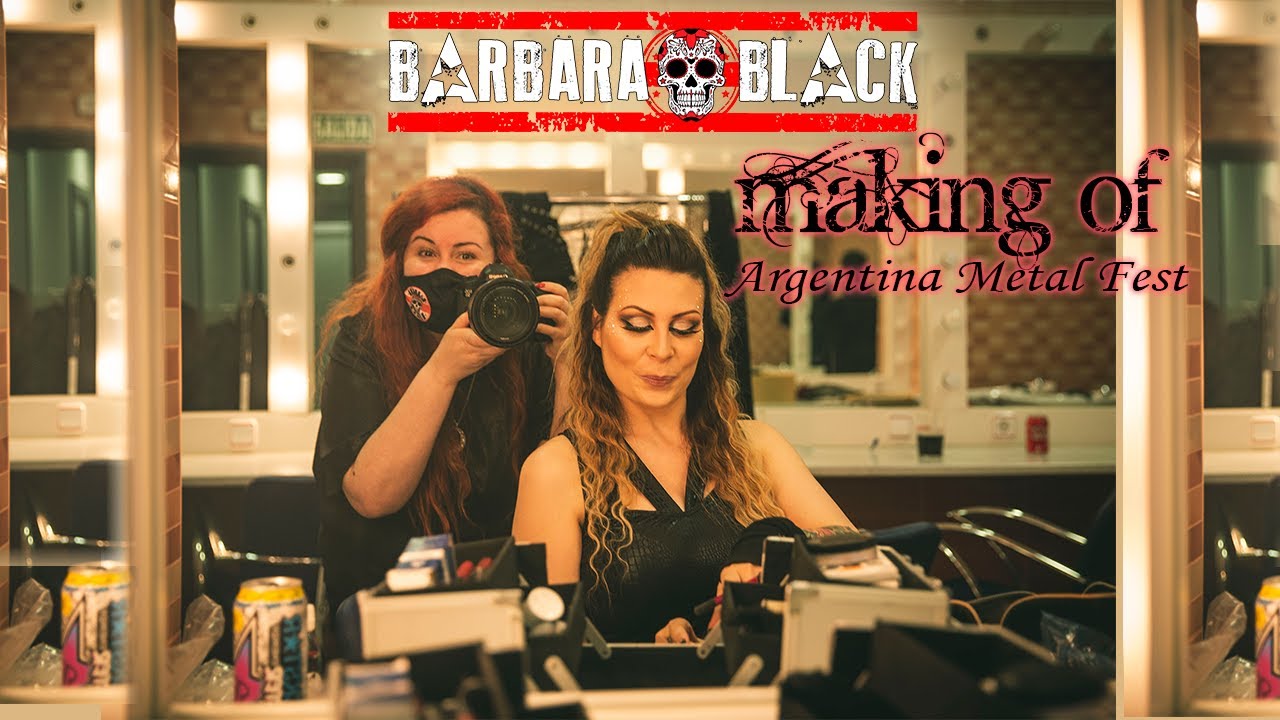 BARBARA BLACK - MAKING OF ARGENTINA METAL FEST - YouTube