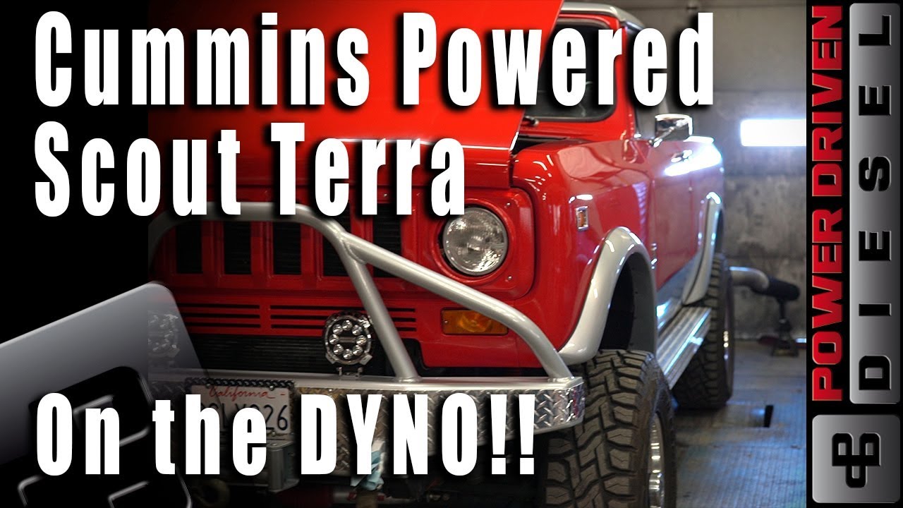 Cummins Powered International Scout on the DYNO! | Power Driven Diesel ...