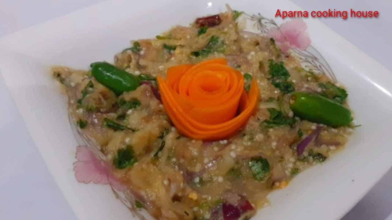 স্পেশাল বেগুন ভর্তা || Begun borta || Bangladeshi bhorta recipe ...