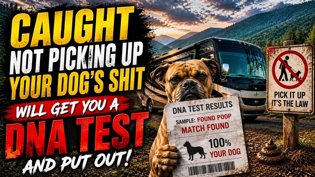 Caught by Poop DNA testing, bad dog owners at Campgrounds - YouTube
