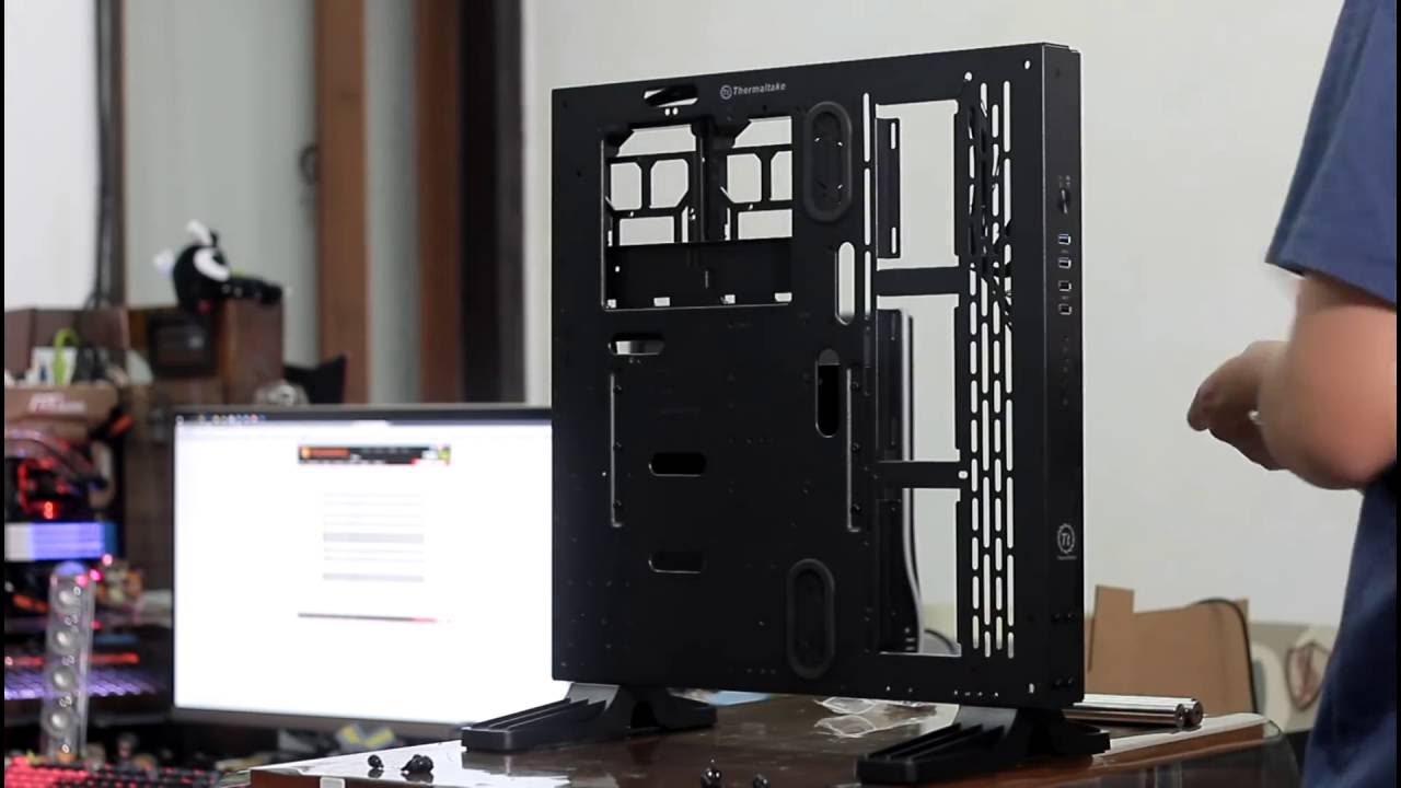 MIT MODs 改裝教學：曜越 Thermaltake Core P3 輕組裝縮時攝影 - YouTube