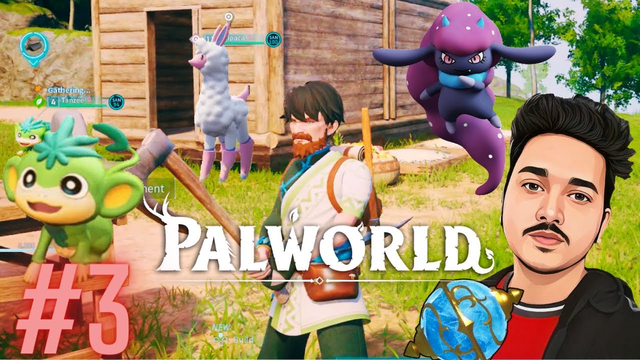KILLING ATTACK POKEMON CAPTURED!! DRESSED UP!! PALWORLD GAMEPLAY #3 ...