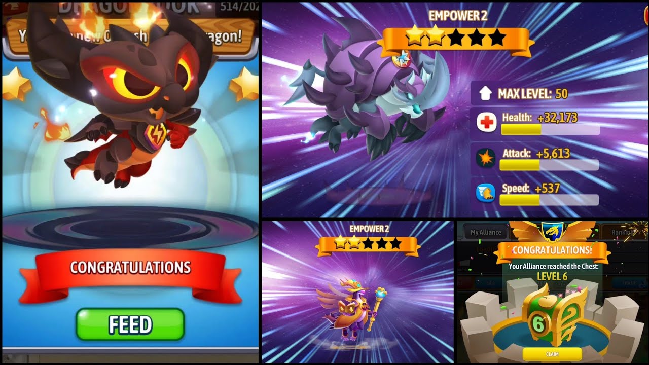 #461. Dragon city | Hatched a new Divine Pass Onrush Evader Dragon ...