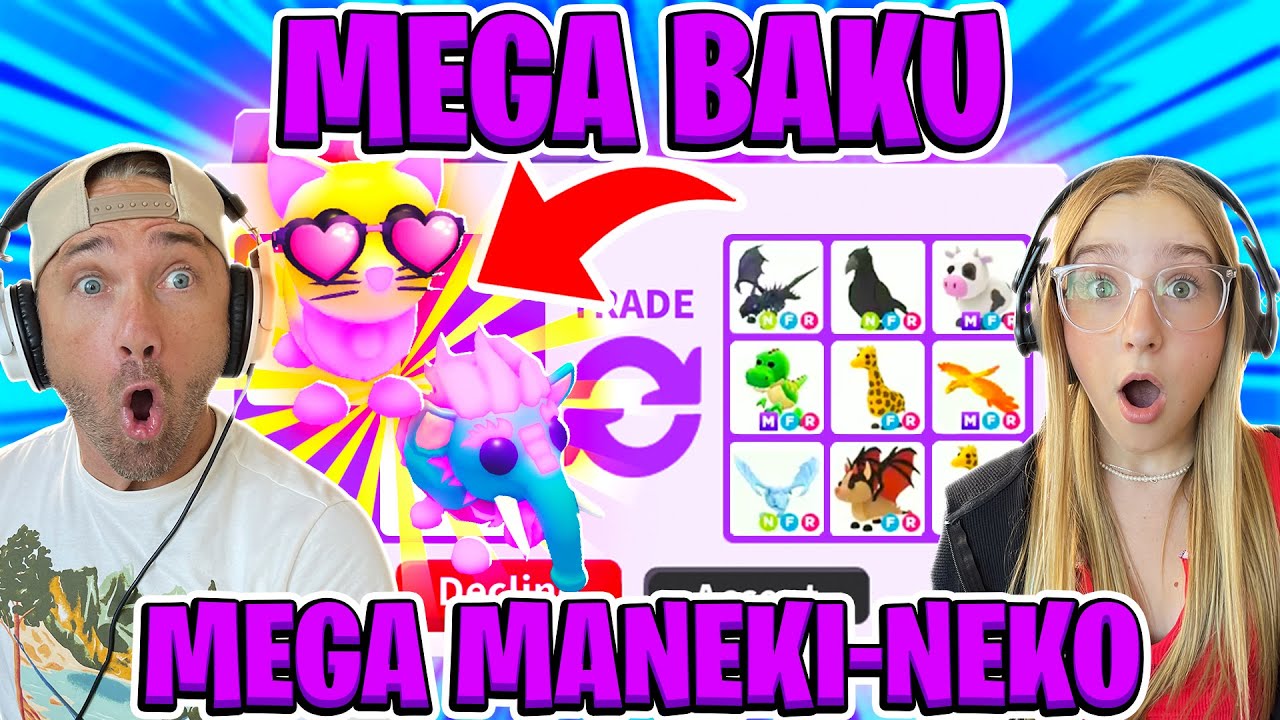 What People Trade For A MEGA Baku and MEGA MANEKI-NEKO in Roblox Adopt ...