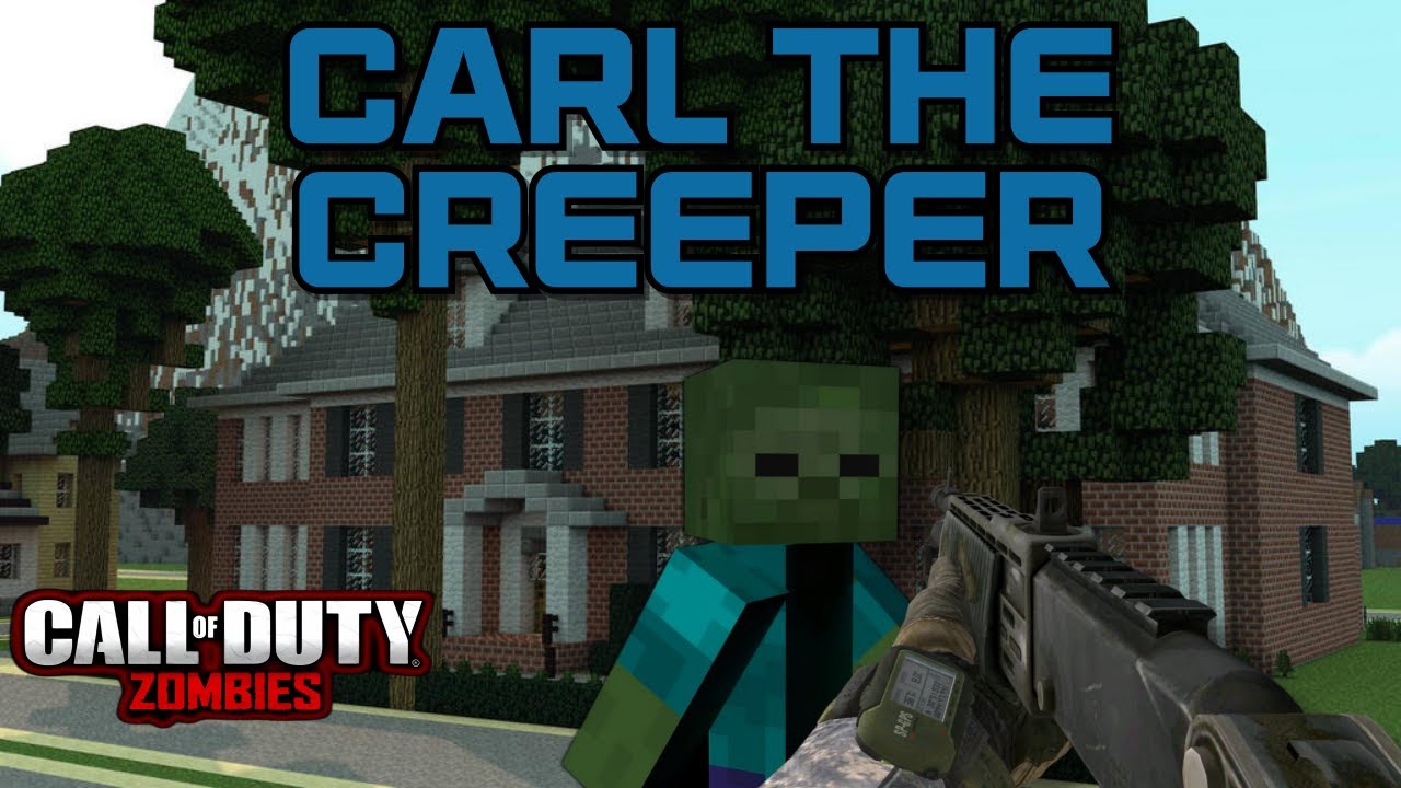 THE MINECRAFT HOUSE CUSTOM ZOMBIES MAP SHOWCASE - YouTube