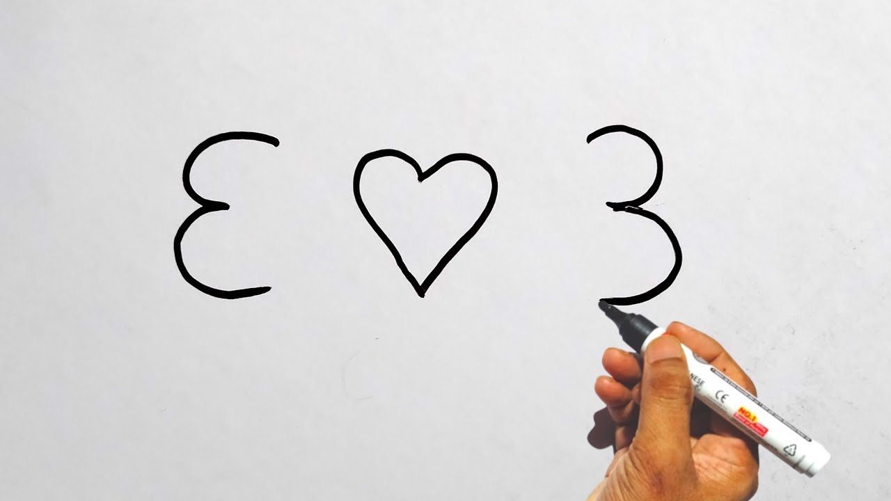How To Draw Two Dirds Drawing Easy | Love two Birds Drawing | Birds ...