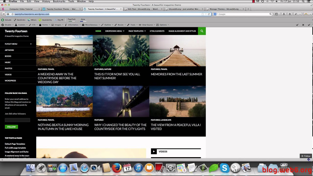 How to show Featured Posts or Images with Twenty Fourteen - YouTube