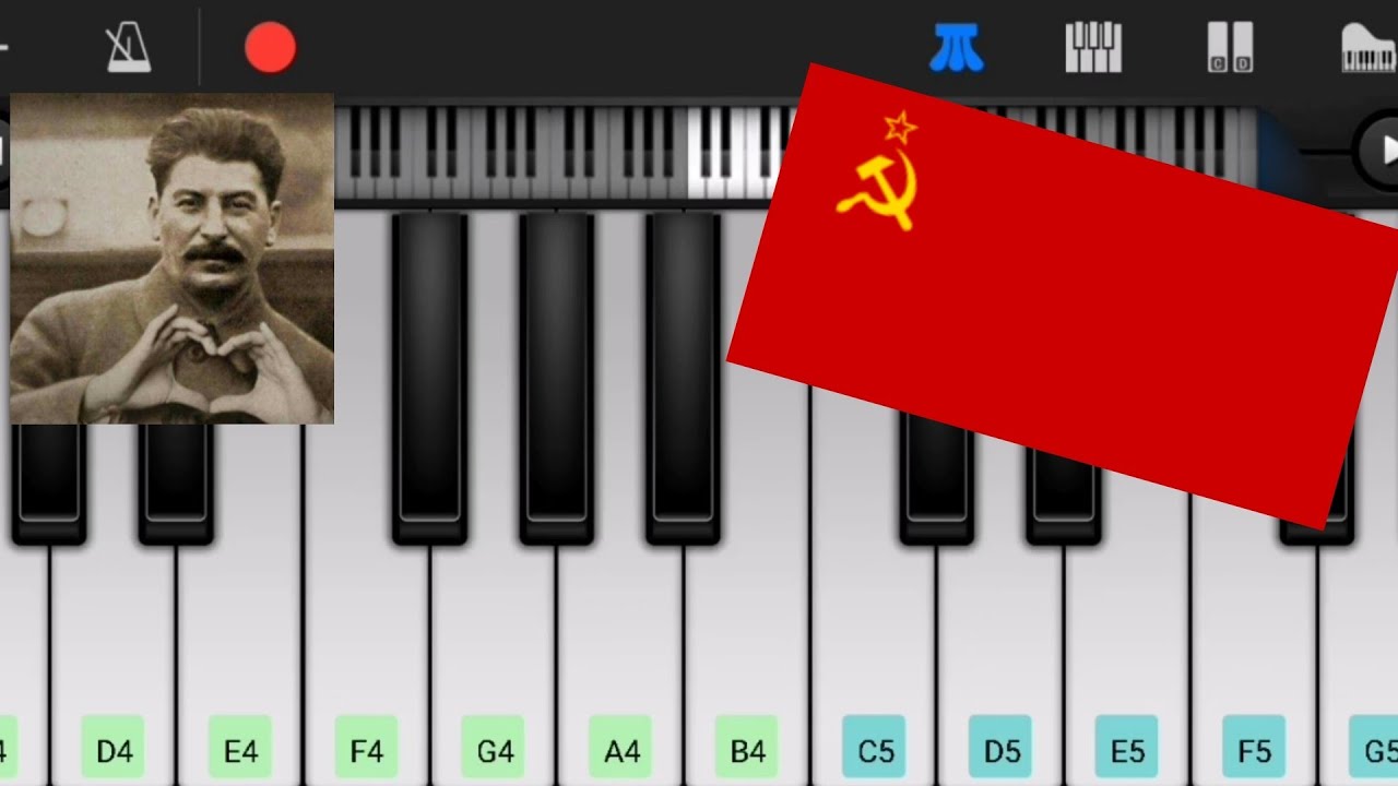 Гимн СССР на пианино [гайд] / USSR anthem on piano [guide] - YouTube