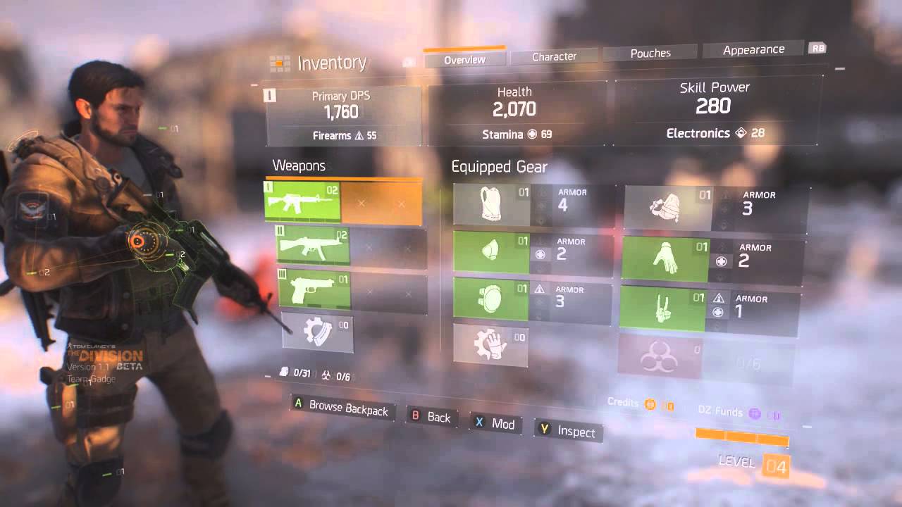 How To Open Your Inventory - The Division - YouTube