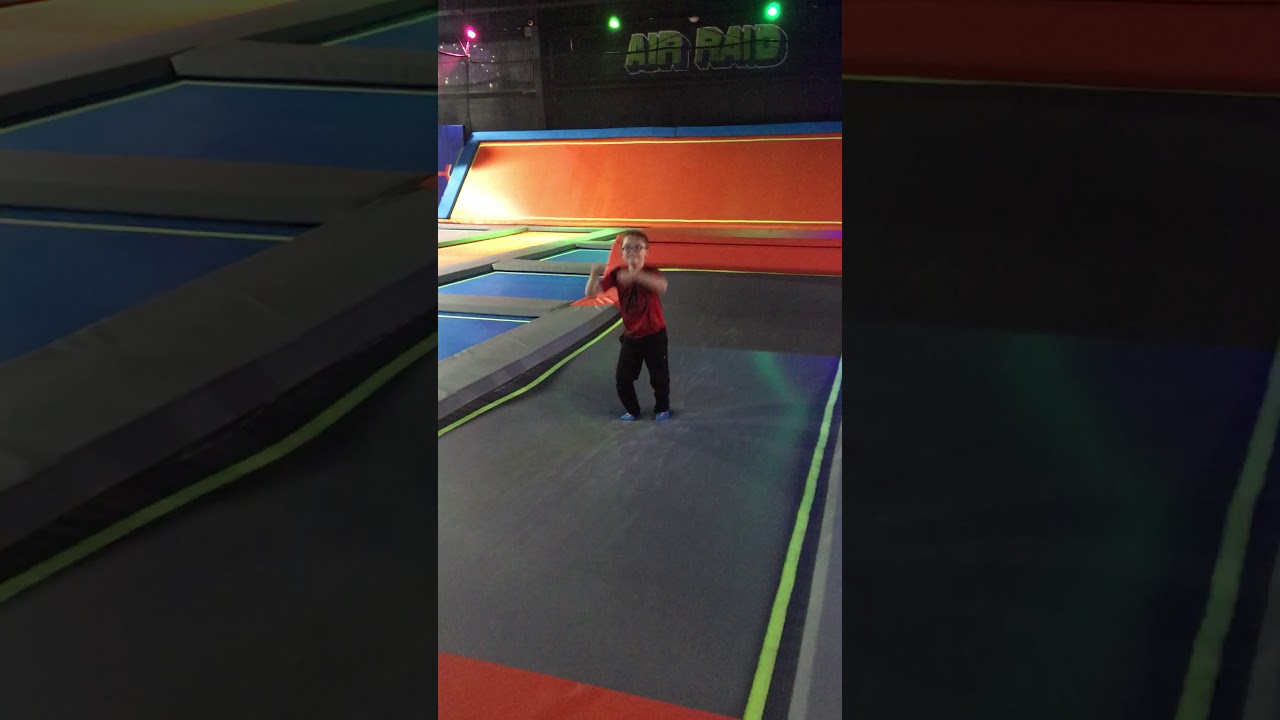 Air Raid Trampoline Park - YouTube